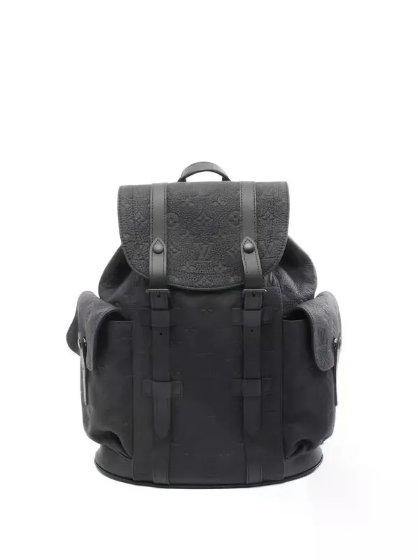 LOUIS VUITTON 2010s Pm Christopher Backpack - Black