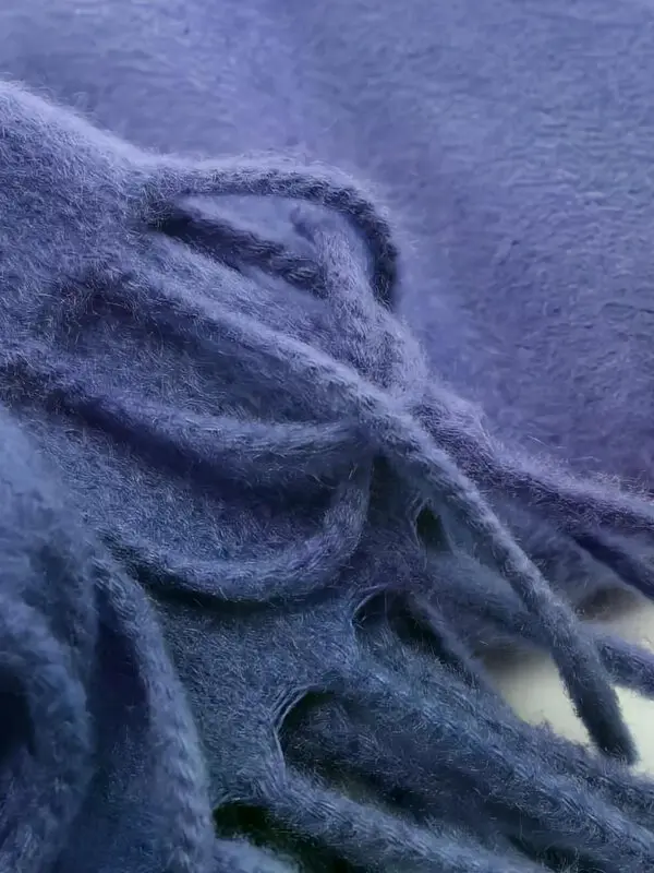 Hermès 2010s Fringe Cashmere Blanket