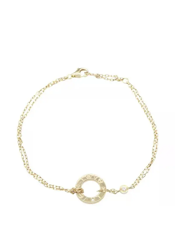 CARTIER 2010s Love Circle Diamond Bracelet - Gold