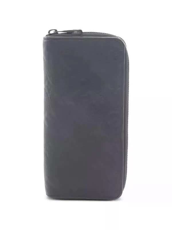 LOUIS VUITTON 2021s Monogram Leather Zip-closure Wallet - Black