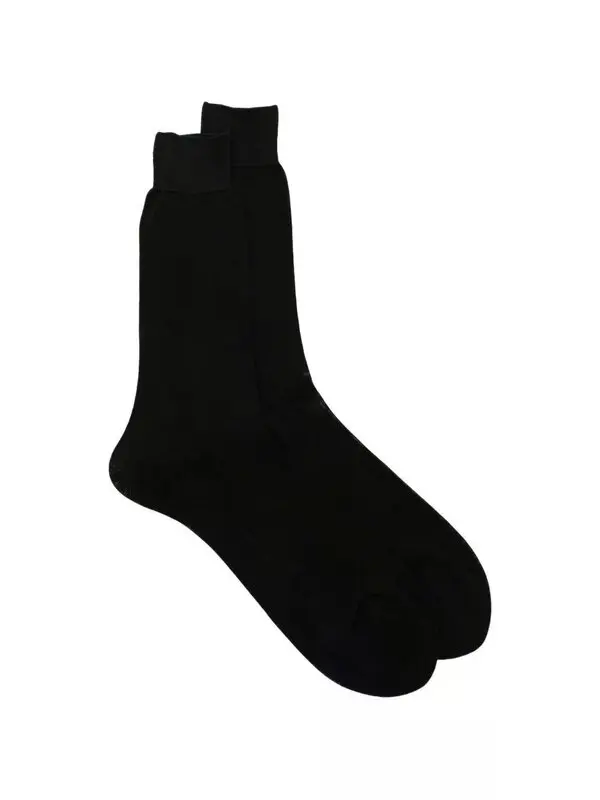 Zegna Chiffon Socks - Black