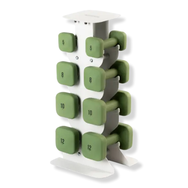 WeGym Safegrip Dumbbells Middle Set With Light Rack