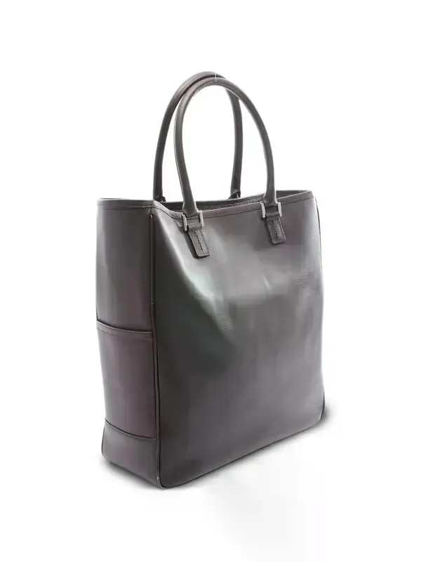 Burberry 2000s Leather Tote Bag