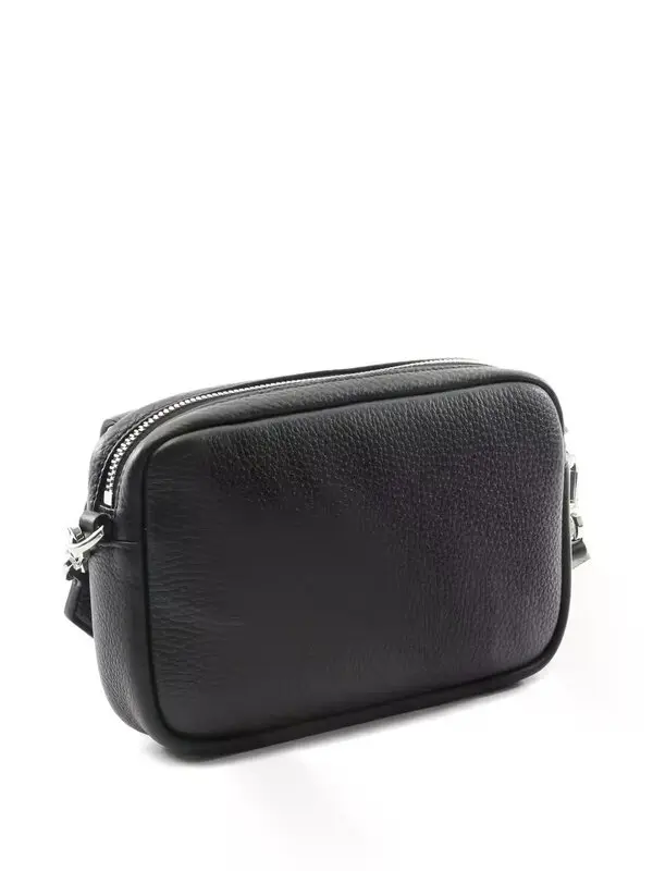 Loewe Small Leather Messenger Bag - Black