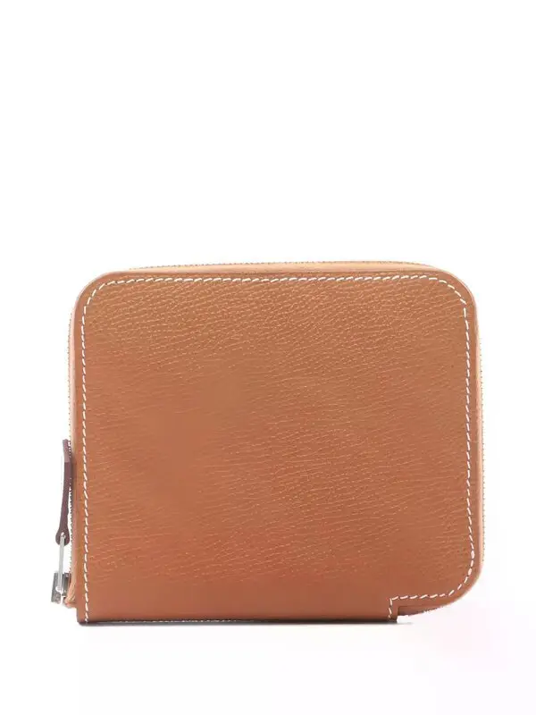 Hermès 2022 Round Zip Wallet - Brown