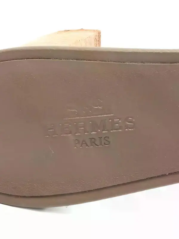 Hermès 2000s Oasis Leather Sandals