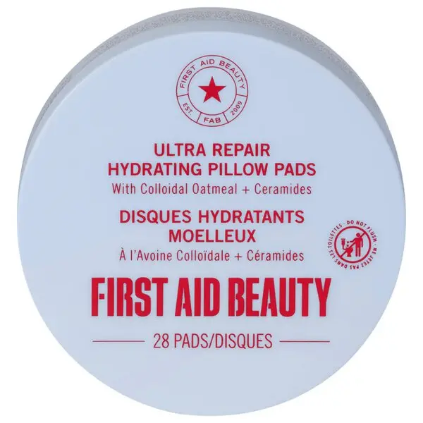FIRST AID BEAUTY Ultra Repair Hydrating Pillow Pads With Colloidal Oatmeal And Ceramides - One-color
