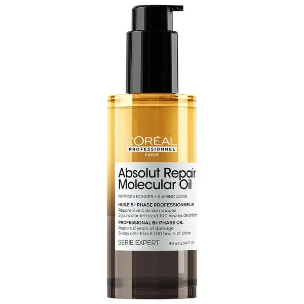 L'ORÉAL PROFESSIONNEL Absolut Repair Molecular Dual Oil For Damaged Hair - One-color