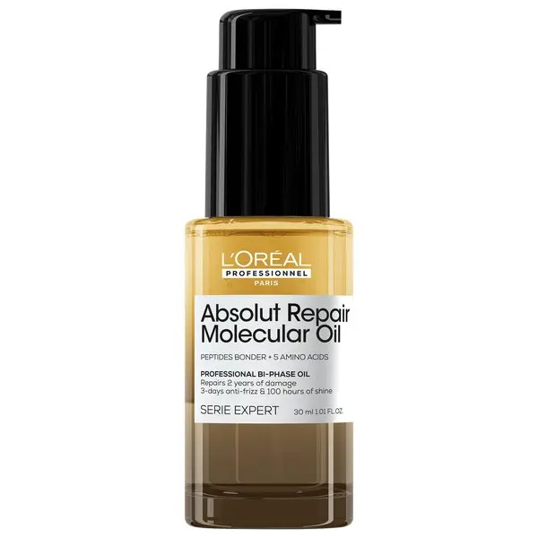 L'ORÉAL PROFESSIONNEL Mini Absolut Repair Molecular Dual Oil For Damaged Hair - One-color