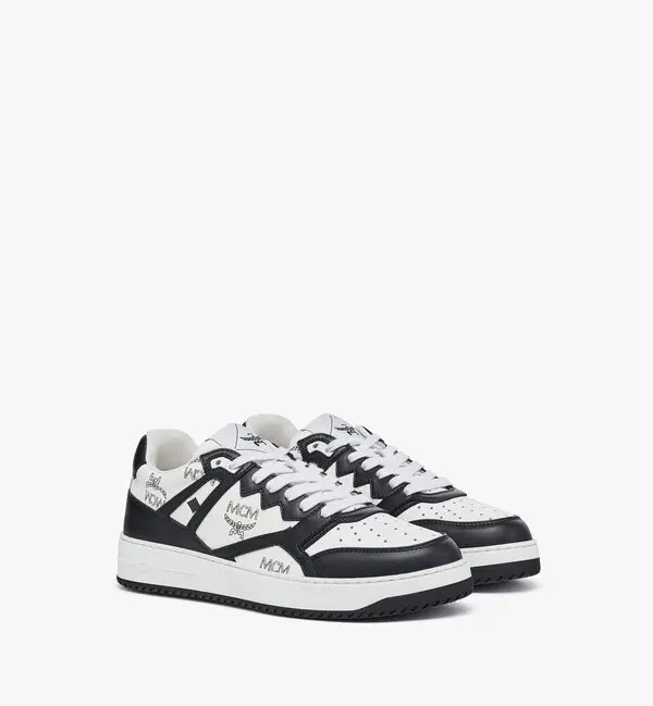 Mcm Neo Terrain Low-top Sneakers - Black & White