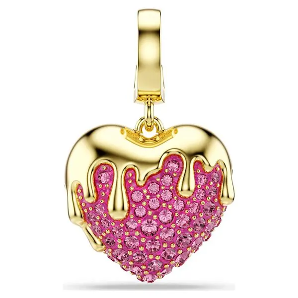 SWAROVSKI Idyllia Ladybug Charm With Crystal - Pink