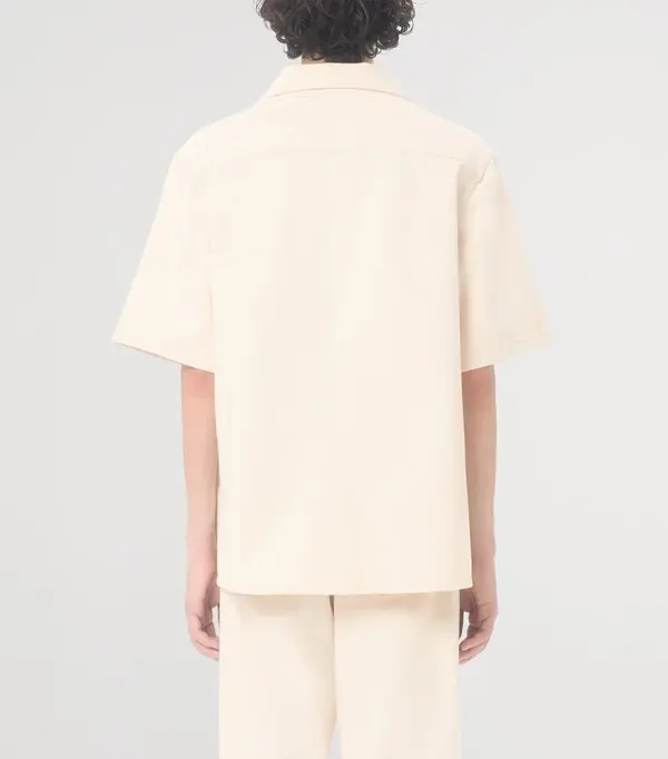 Valentino Garavani Denim V-logo Shirt - Ivory