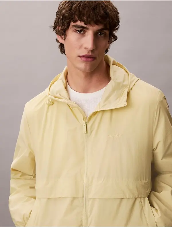 Calvin Klein Lightweight Windbreaker Jacket - Lime Spritz
