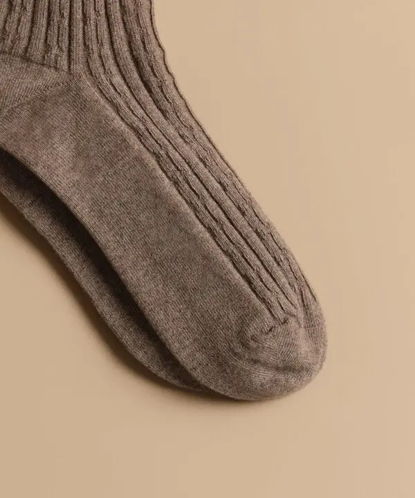 Jenni Kayne Cable Socks - Ash