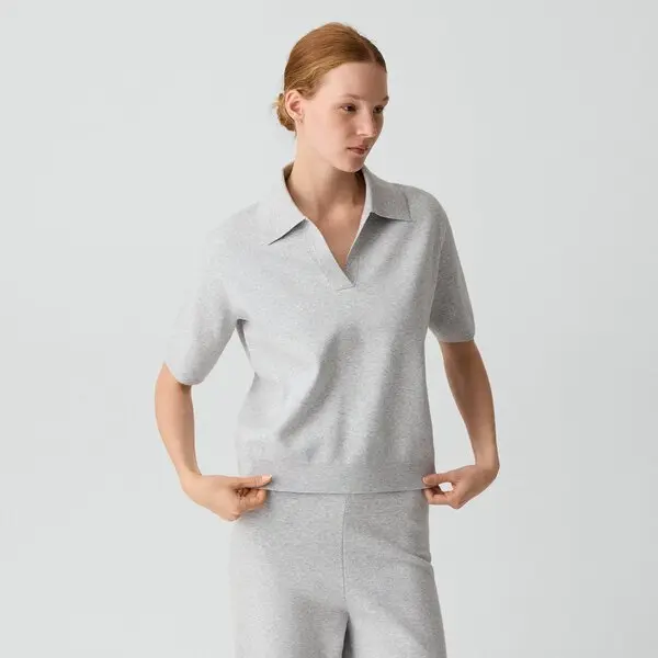 Theory Oversized Polo Shirt