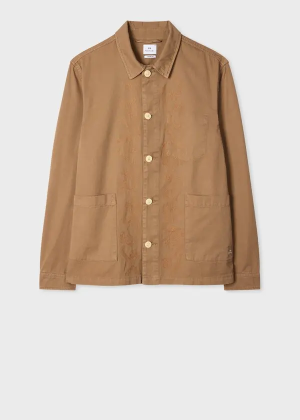 Paul Smith Embroidered Cotton Work Jacket