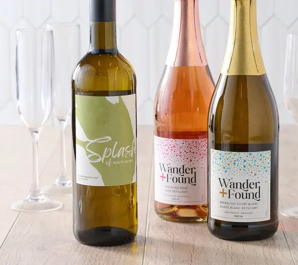 WANDER + FOUND Splash Of 750ml Non-alcoholic Wine Set - One-color