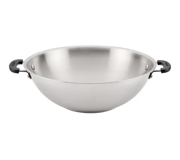 FARBERWARE Brilliance 14' Stainless Steel Wok - Silver