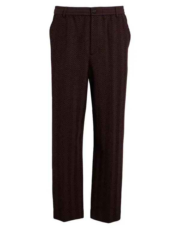 Missoni Jacquard-knit Jersey Tapered Pants - Brown