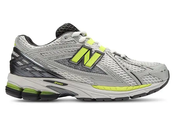 NEW BALANCE 1906rin Athletic Sneakers - Light Silver Metallic/alkaline Green