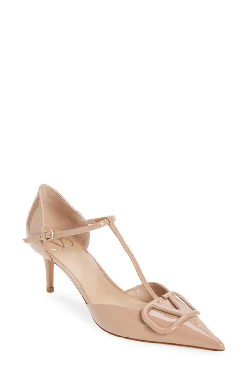 Valentino Garavani Vlogo T-strap D'orsay Pumps - Dusty Rose