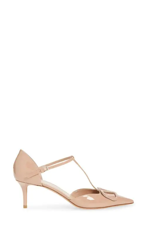 Valentino Garavani Vlogo T-strap D'orsay Pumps - Dusty Rose