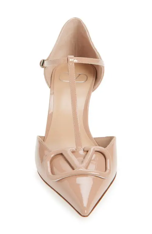 Valentino Garavani Vlogo T-strap D'orsay Pumps - Dusty Rose