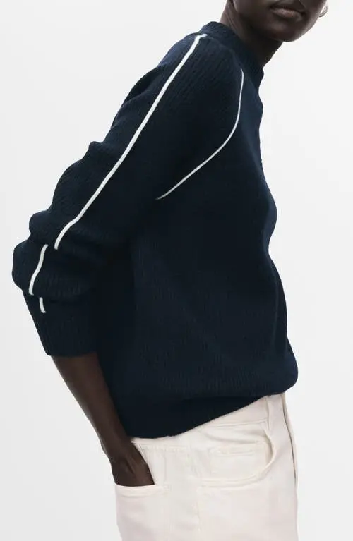 Mango Francus Sweater - Navy
