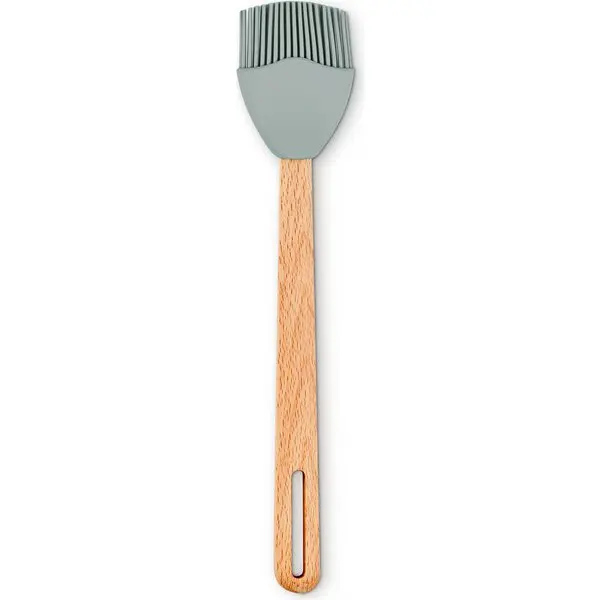 LE CREUSET Signature Silicone & Wood Basting Brush - Sea Salt