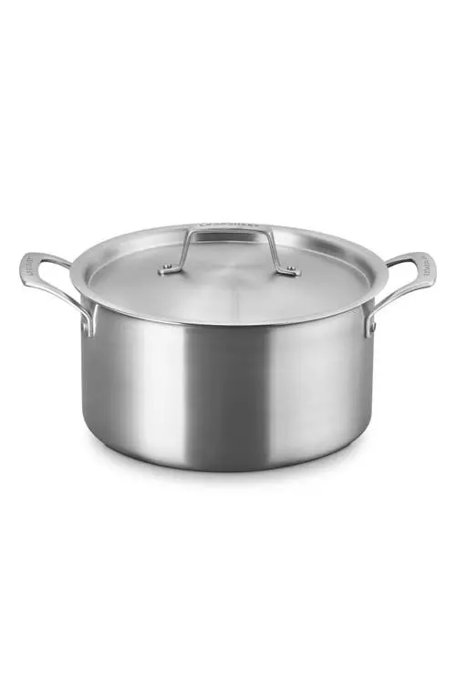 LE CREUSET Essential 6.25-quart Deep Round Stockpot - Stainless Steel