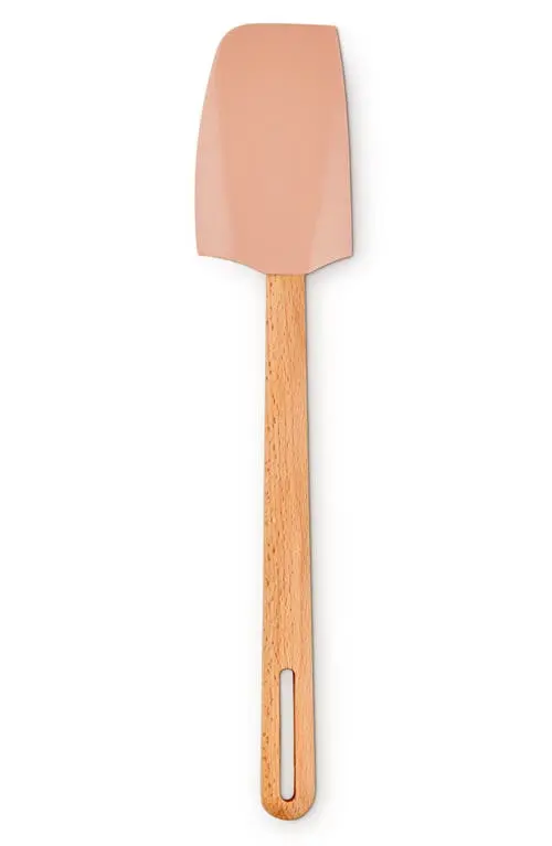 LE CREUSET Signature Medium Silicone & Wood Spatula - Peche