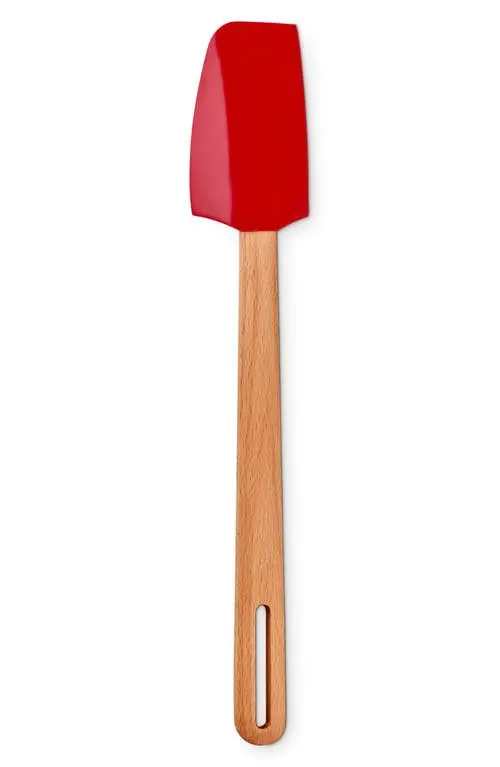 LE CREUSET Signature Small Silicone & Wood Spatula - Cerise