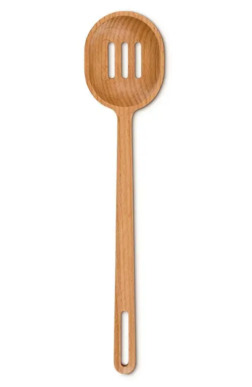 LE CREUSET Signature Beech Slotted Spoon - Wood