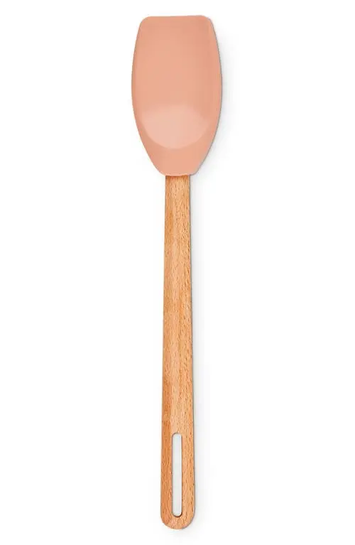 LE CREUSET Signature Silicone & Wood Spatula Spoon - Pche