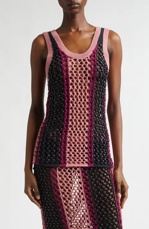 DIOTIMA Dennis Marina Embellished Sweater Tank