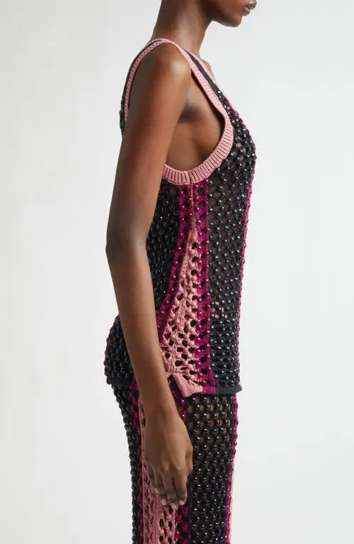 DIOTIMA Dennis Marina Embellished Sweater Tank