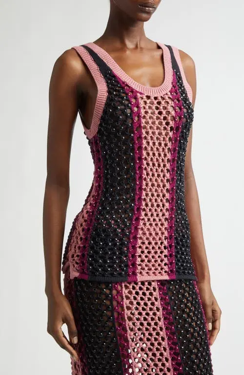 DIOTIMA Dennis Marina Embellished Sweater Tank