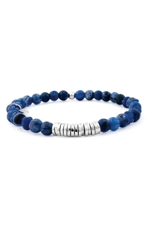 Tateossian Classic Discs Beaded Bracelet - Blue