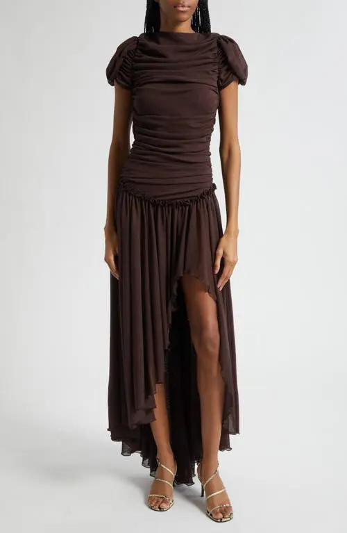 SIEDRES Adeline Semisheer Chiffon Maxi Dress