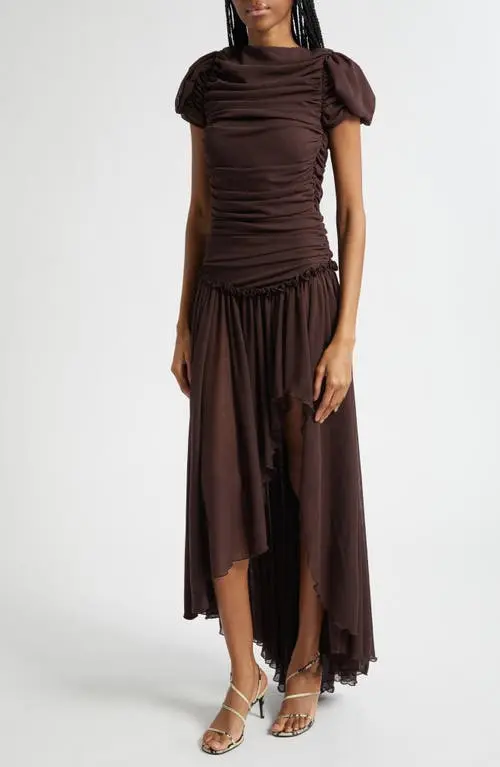 SIEDRES Adeline Semisheer Chiffon Maxi Dress