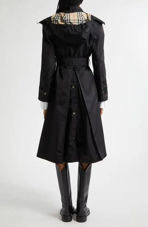 Burberry Tilley Trench Coat With Removable Hood