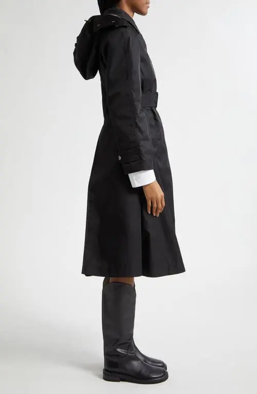 Burberry Tilley Trench Coat With Removable Hood