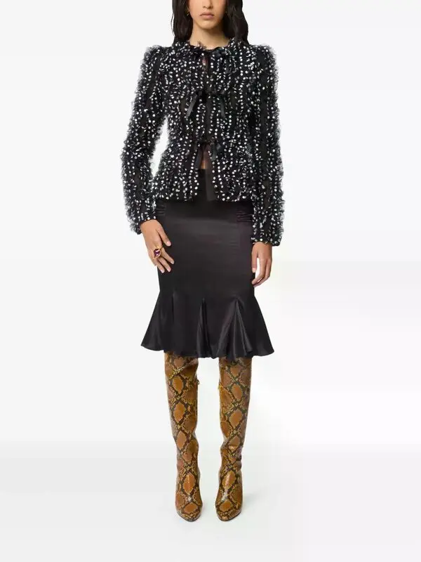 Nina Ricci Embroidered Polka Dot Jacket