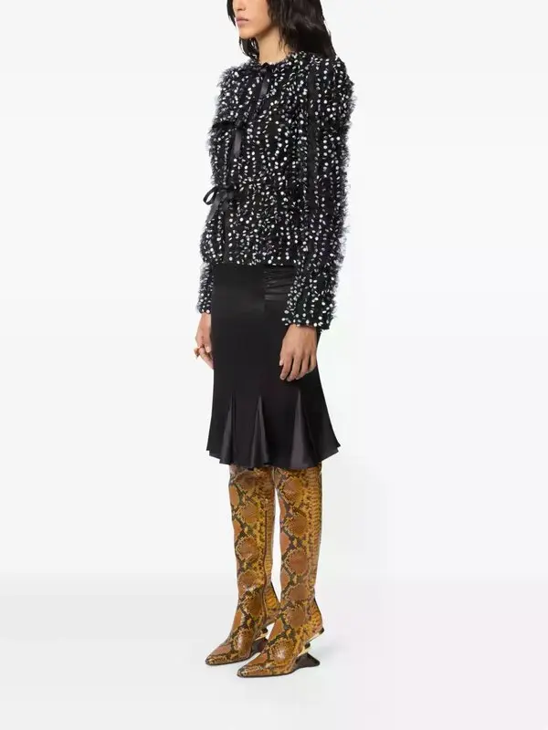 Nina Ricci Embroidered Polka Dot Jacket