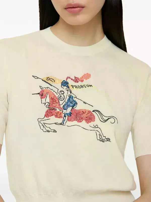 Burberry Cross-stitch Top