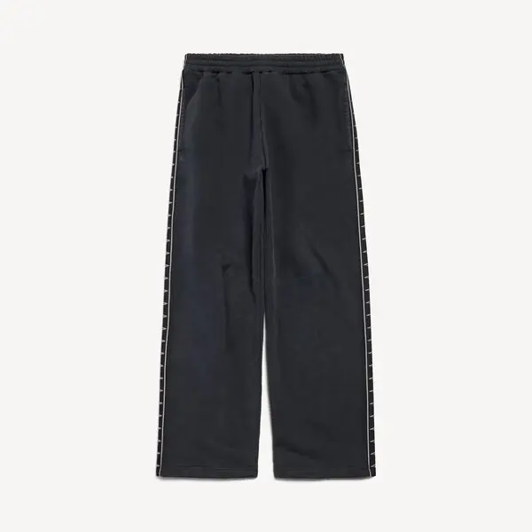 Balenciaga Stripe Baggy Pants - Black