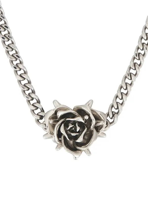 We11Done Spiky Rose Necklace