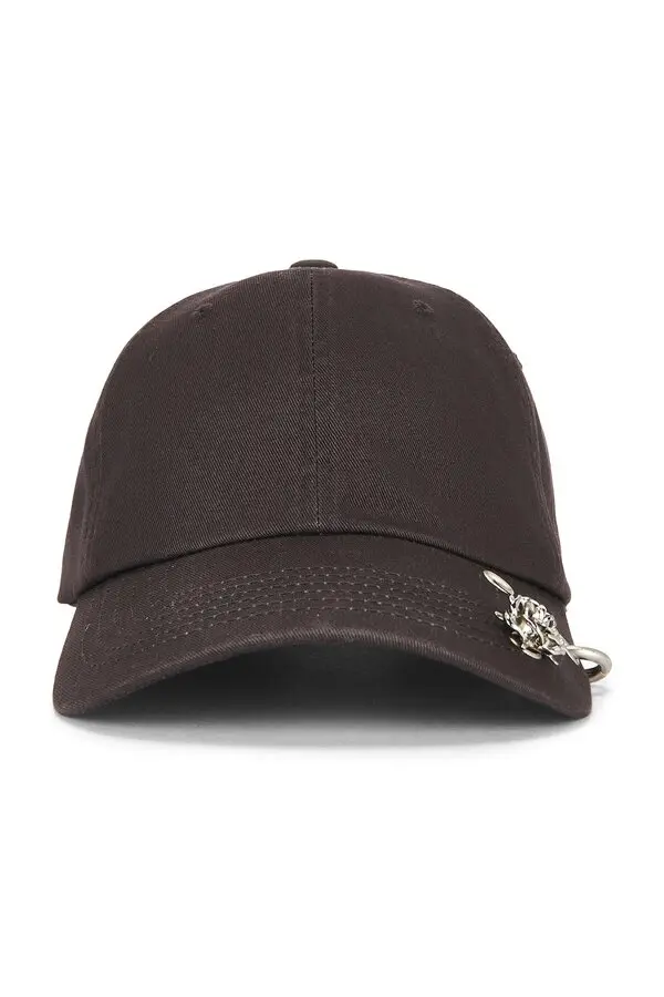 We11Done Spike Rose Cap - Charcoal