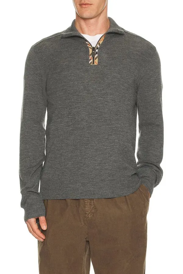 Burberry Cameron Quarter Zip Sweater