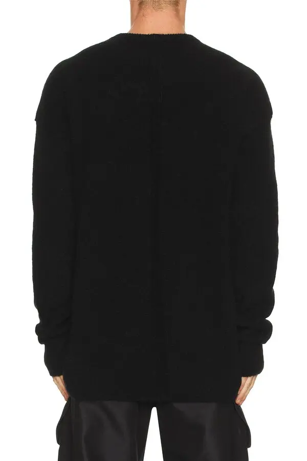 Rick Owens Round Neck Graphic Sweater